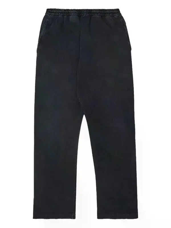 Yeezy Elasticated-waistband Fleece Track Pants - Black