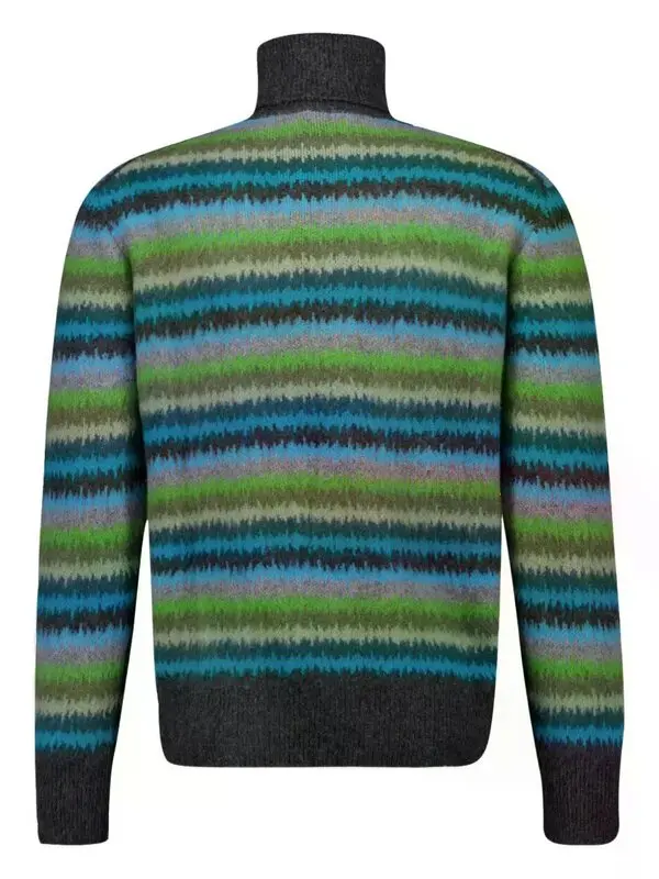 PIACENZA CASHMERE 1733 Striped Cashmere Sweater