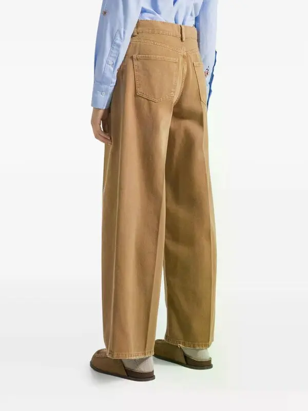 Seventy Whiskering-effect Wide Leg Jeans