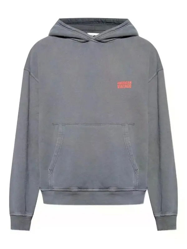 American Vintage Plizzy Hoodie - Grey