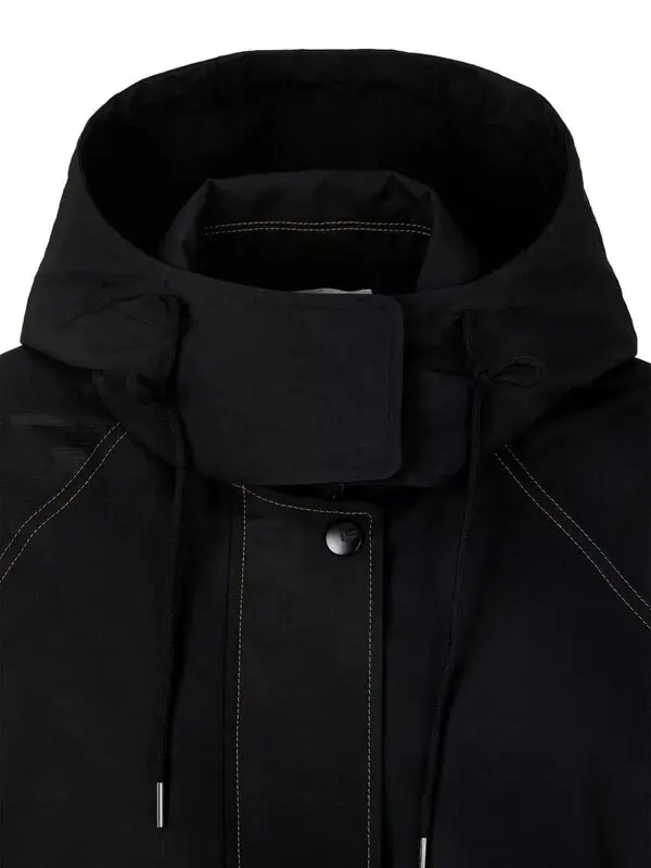 STUDIO TOMBOY Layered Hooded Jacket - Black