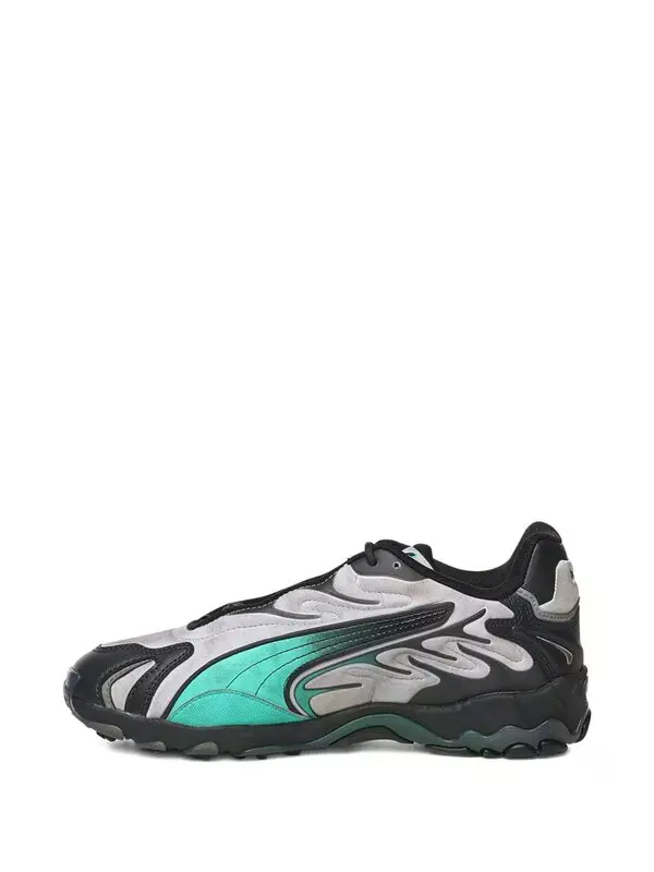 PUMA Inhale Distressed Logo Sneakers - Grey
