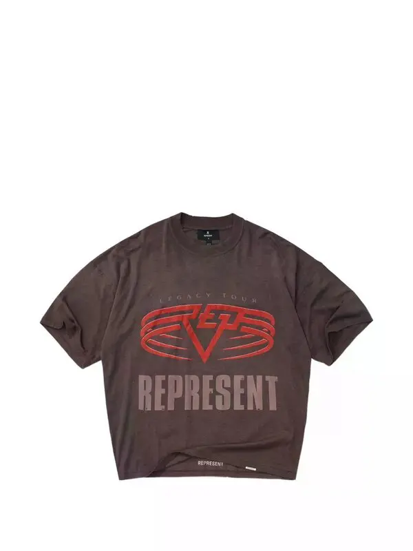 REPRESENT Reversible Living Legacy Tour T-shirt - Espresso