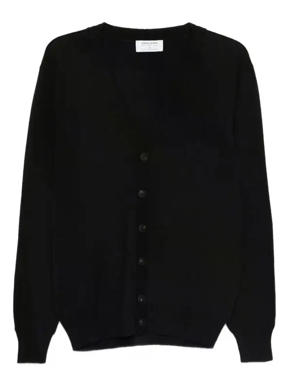 GRAN SASSO Button-up V-neck Cardigan