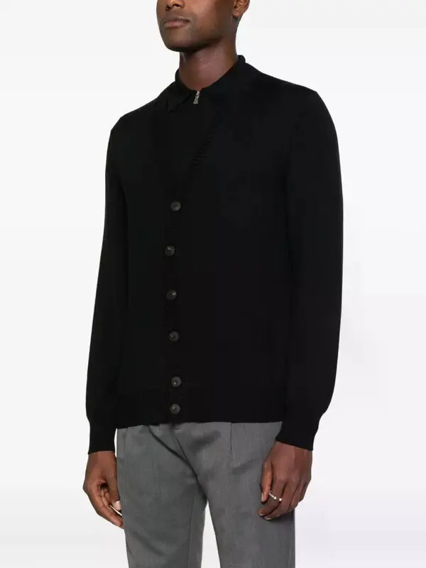 GRAN SASSO Button-up V-neck Cardigan