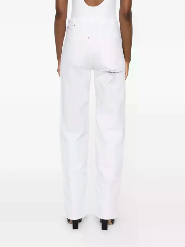 MEDEEA High-waisted Straight-leg Trousers