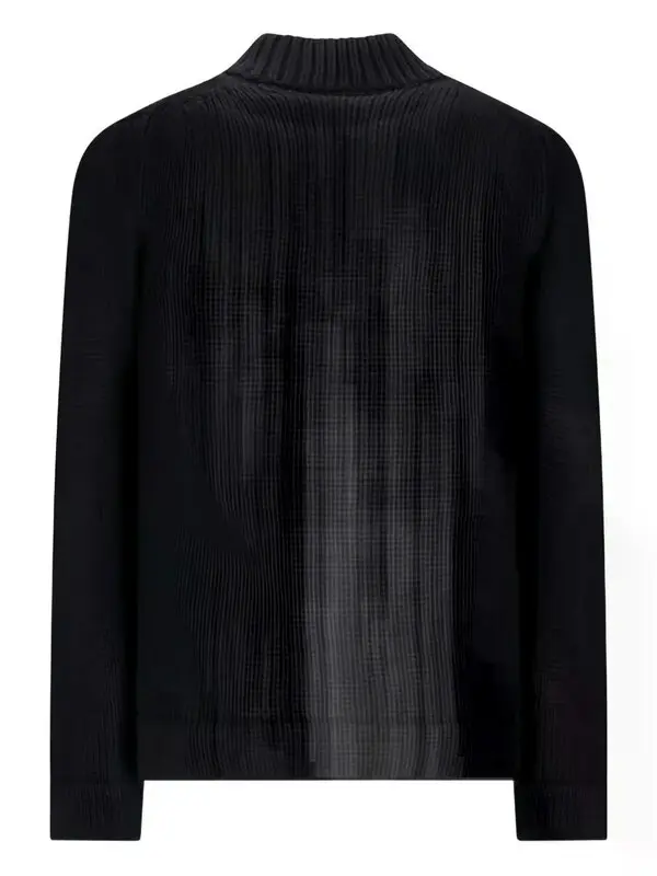 FABRIZIO DEL CARLO Zip-front Wool Cardigan