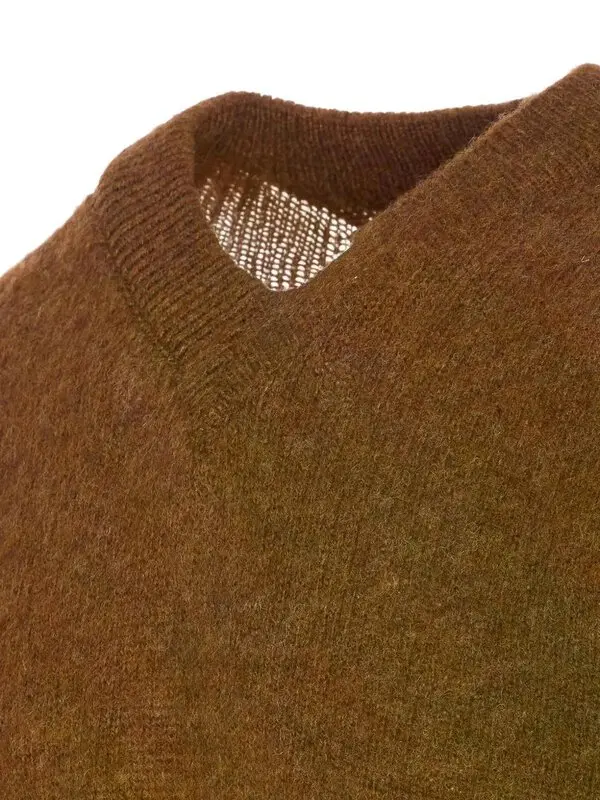Howlin' V-neck Future Memories Sweater - Brown