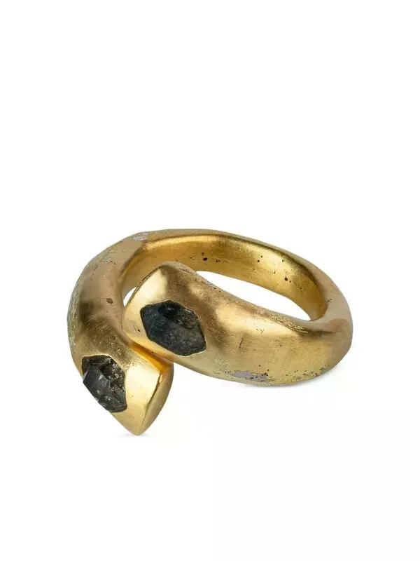 PARTS OF FOUR Druid Quartz Ring - Gold