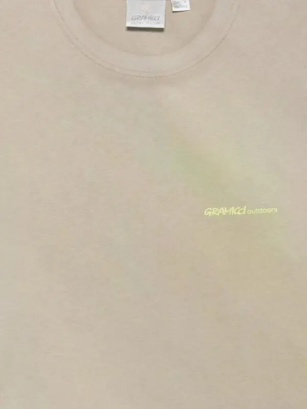 Gramicci Logo-print T-shirt - Neutrals