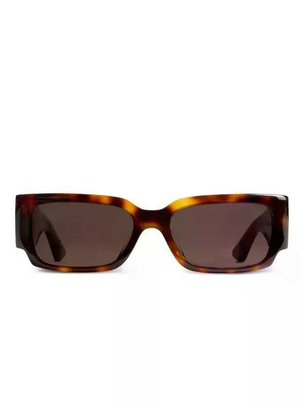 Khaite X Oliver Peoples Rectangle Sunglasses - Brown