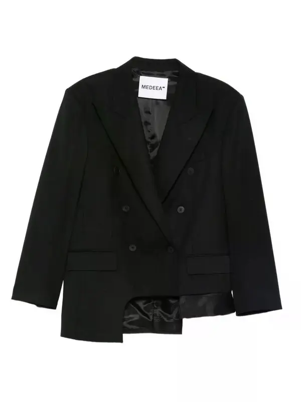 MEDEEA Asymmetrical Double-breasted Blazer