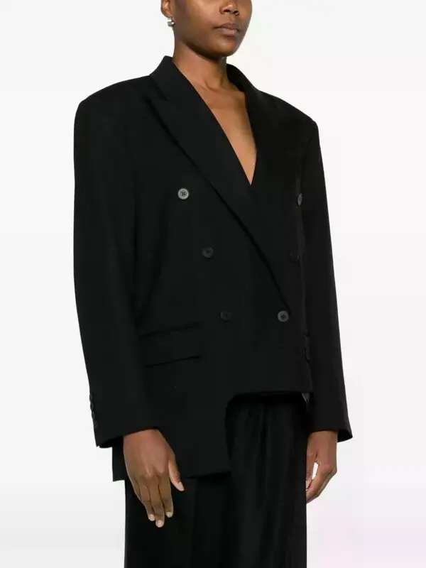 MEDEEA Asymmetrical Double-breasted Blazer