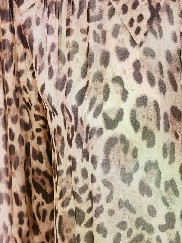 Rixo Mila Leopard-print Shirt