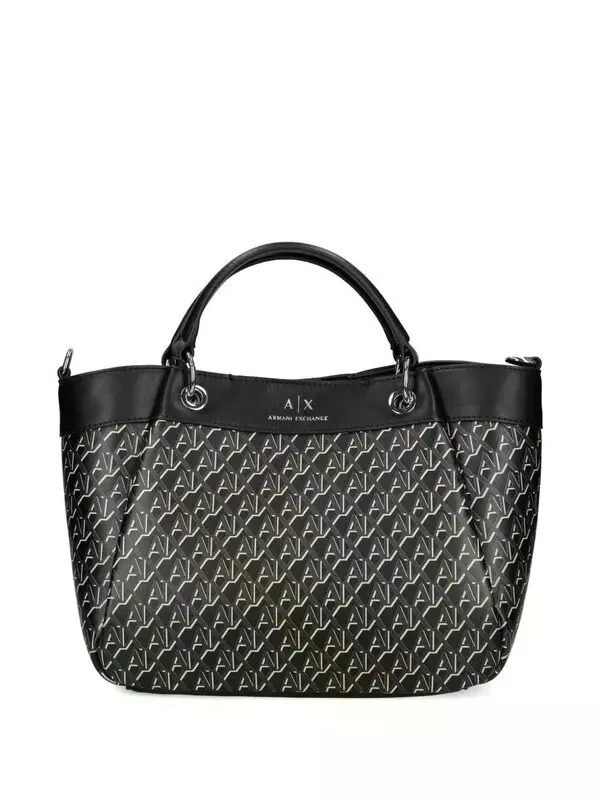Armani Exchange Logo Tote Bag