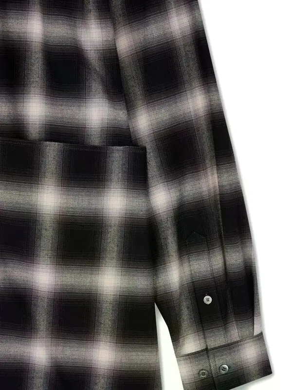 STUDIO TOMBOY Checked Wrap Shirt