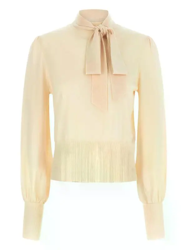 Zimmermann Pussy-bow Puff-sleeve Blouse