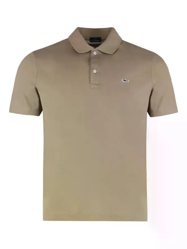 Paul & Shark Logo-detail Polo Shirt - Neutrals
