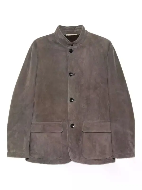 Agnona Buttoned Shearling Jacket