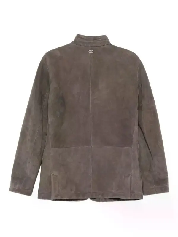Agnona Buttoned Shearling Jacket