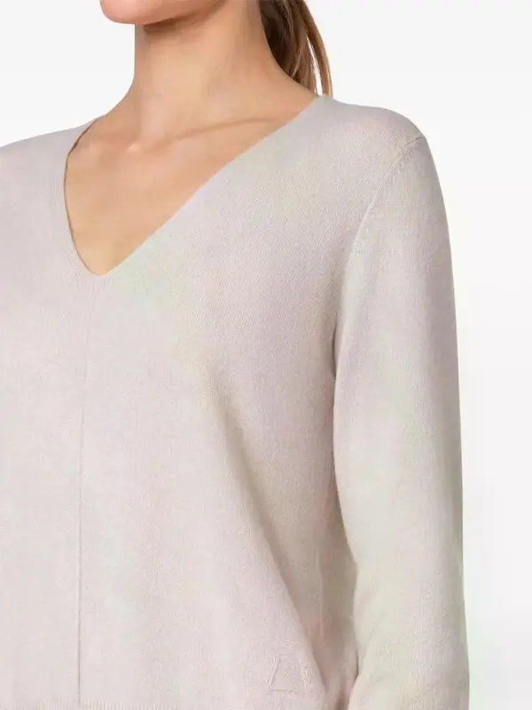 Akris V-neck Panelled Sweater