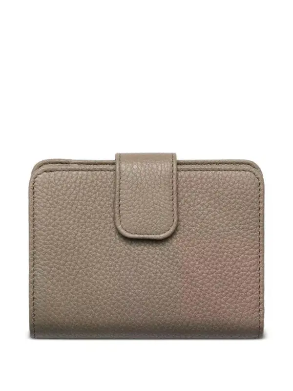Prada Small Textured Wallet - Neutrals