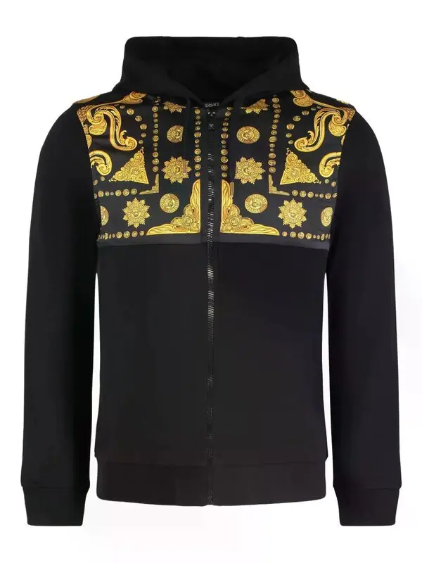 Versace Printed Zip Hoodie