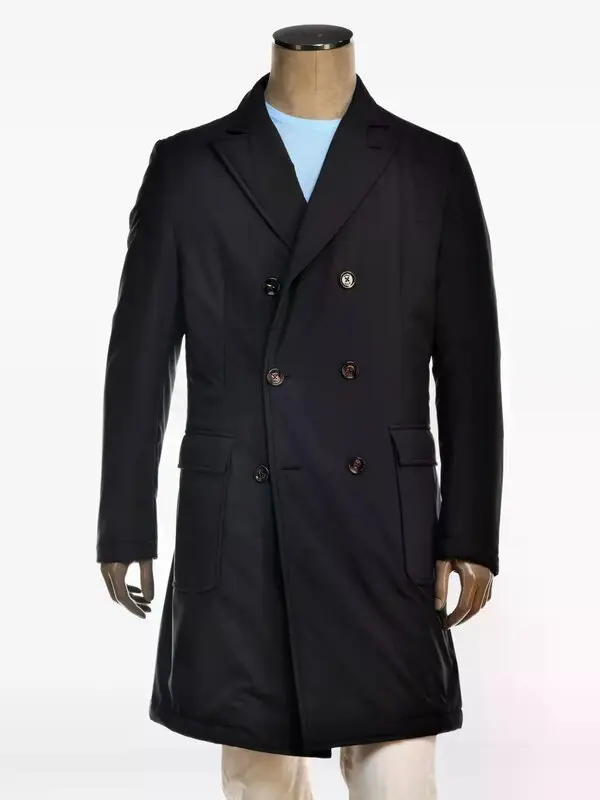 Kiton Double-breasted Raincoat