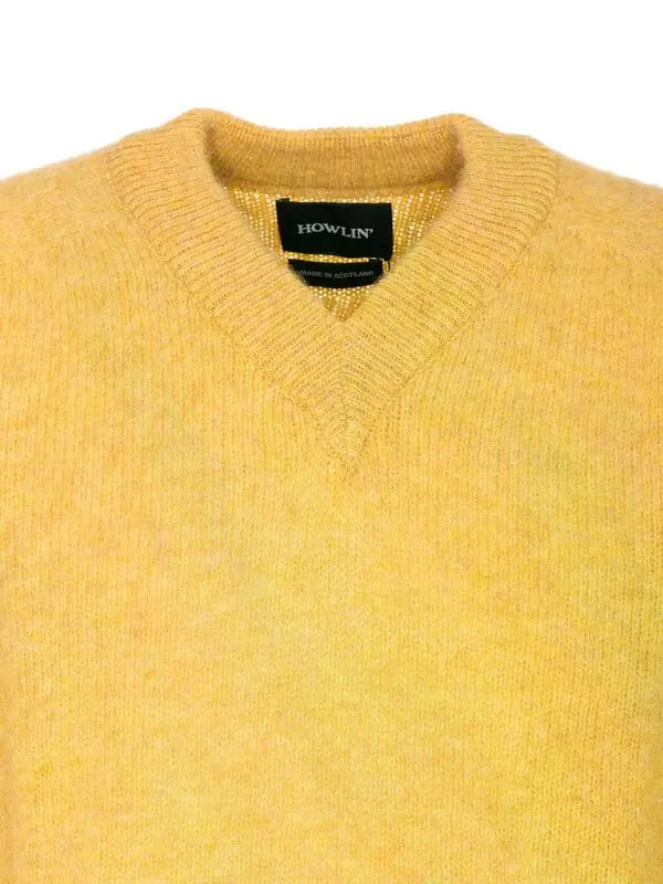 Howlin' Future Memories V-neck Sweater - Yellow