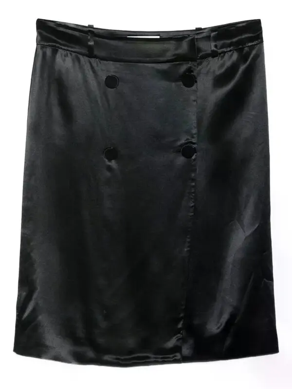 FERRAGAMO Satin Midi Skirt