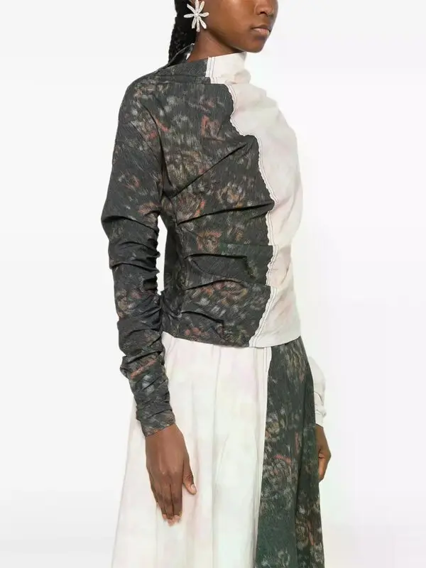 GANNI Panelled Blouse