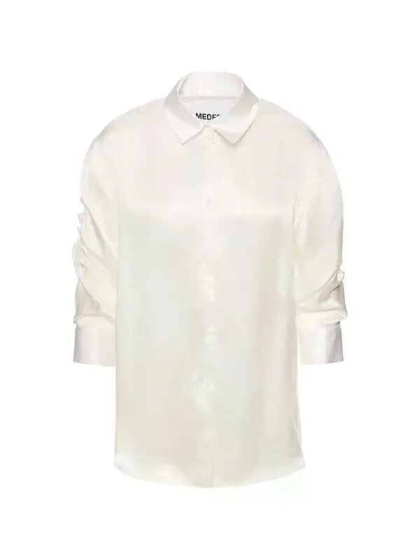 MEDEEA Silk Shirt - White
