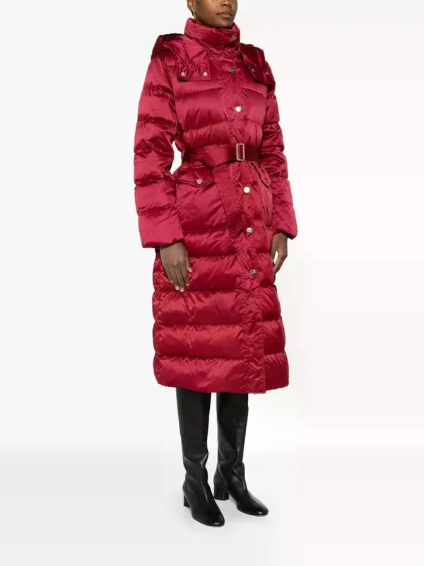 Liu Jo Belted Hooded Coat