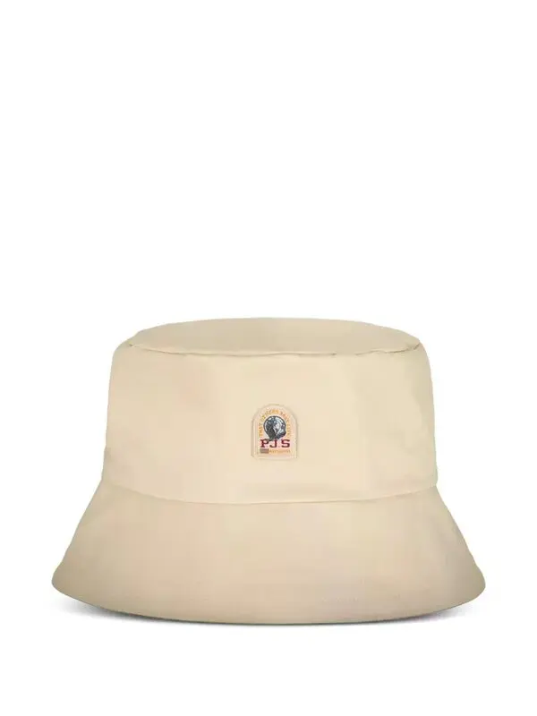 PARAJUMPERS Logo-patch Bucket Hat - Neutrals