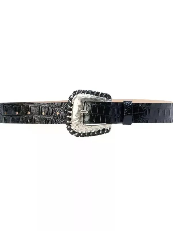 L'Agence Brisa Croc-effect Belt