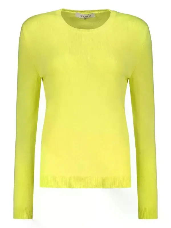 Valentino Garavani Crew-neck Sweater - Yellow