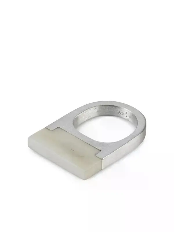 PARTS OF FOUR Sterling Engraved Logo Ring