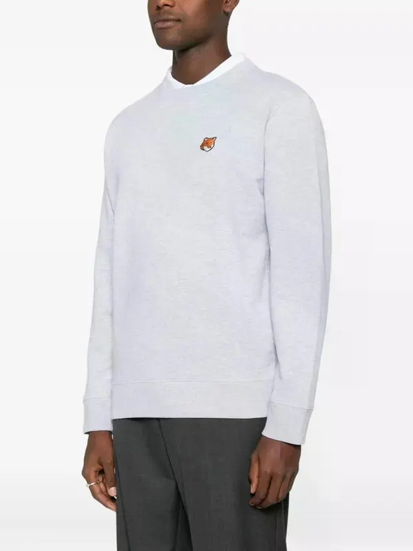 Maison Kitsuné Fox-motif Crew-neck Sweatshirt