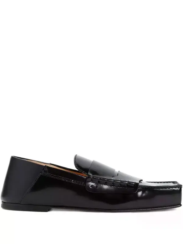 Jacquemus Leather Square-toe Loafers