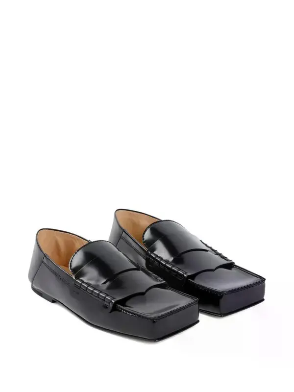 Jacquemus Leather Square-toe Loafers