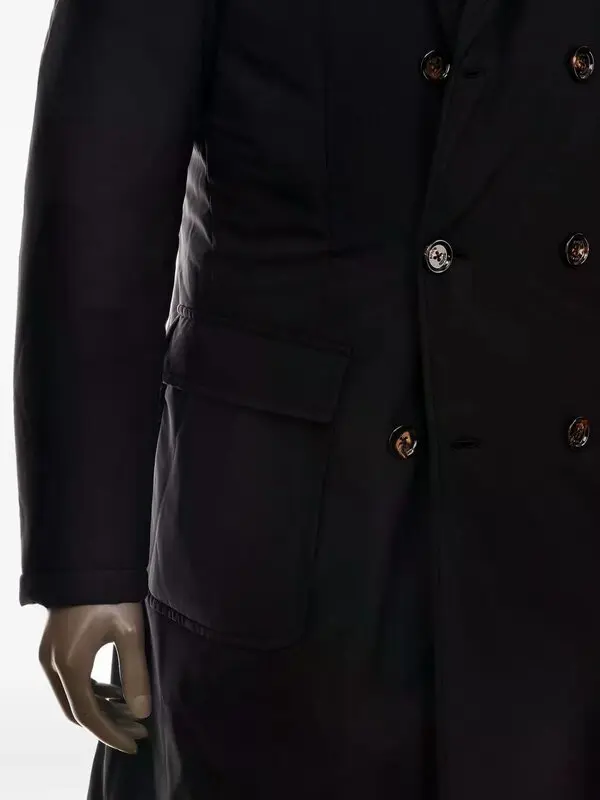 Kiton Double-breasted Raincoat