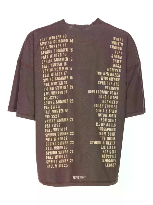 REPRESENT Living Legacy Tour Reversible T-shirt - Black