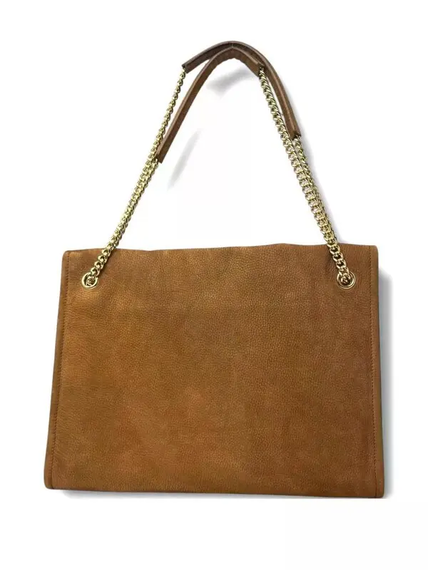 Orciani Venus Leather Shoulder Bag - Brown