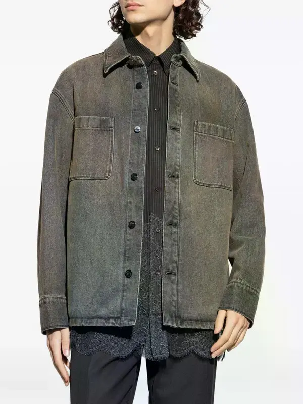 Fendi Pocket Cotton Jacket - Grey