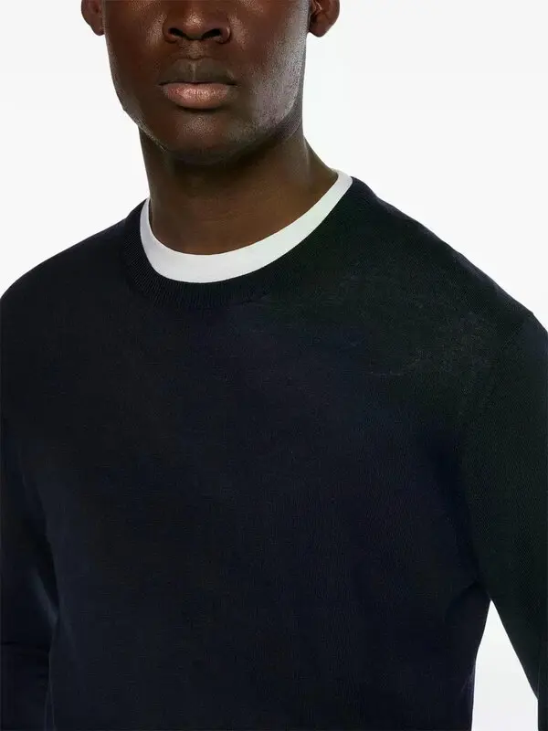 Boggi Milano Merino Wool Crew-neck Sweater