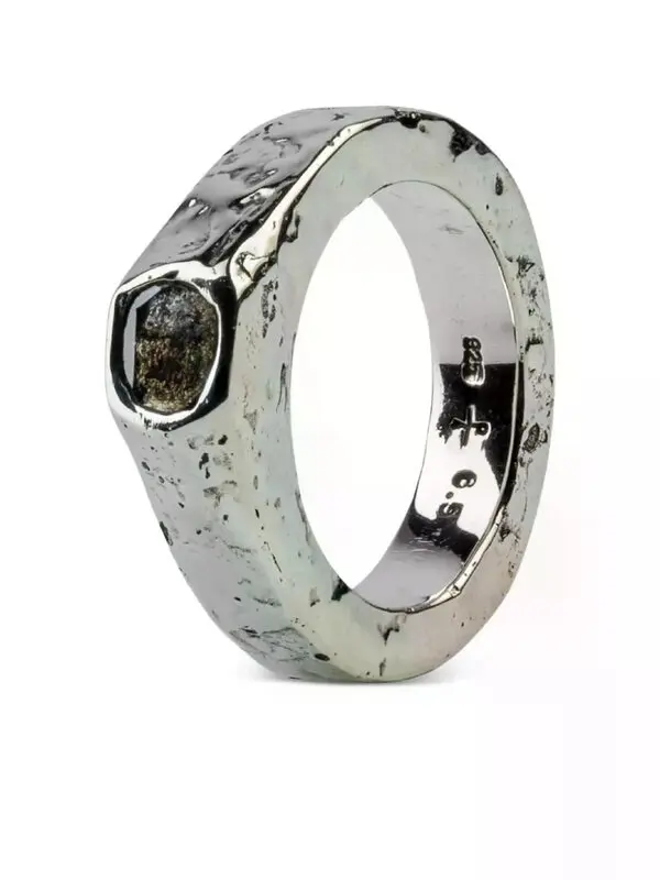 PARTS OF FOUR Sistema Diamond Ring - Silver