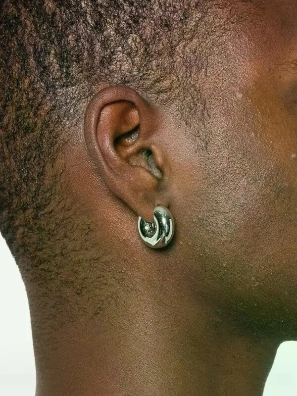 Tom Wood Sphere Hoop Earrings