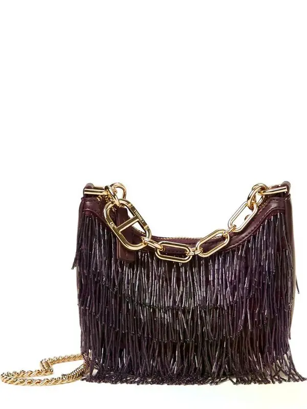 TWINSET Coissant Fringe Chain Shoulder Bag