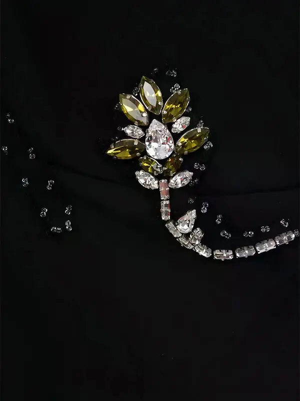 Prada Jewel-embellished Pleated Top