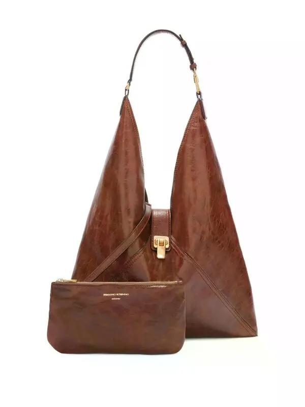 Ermanno Scervino Dudu Buckle Clutch Bag